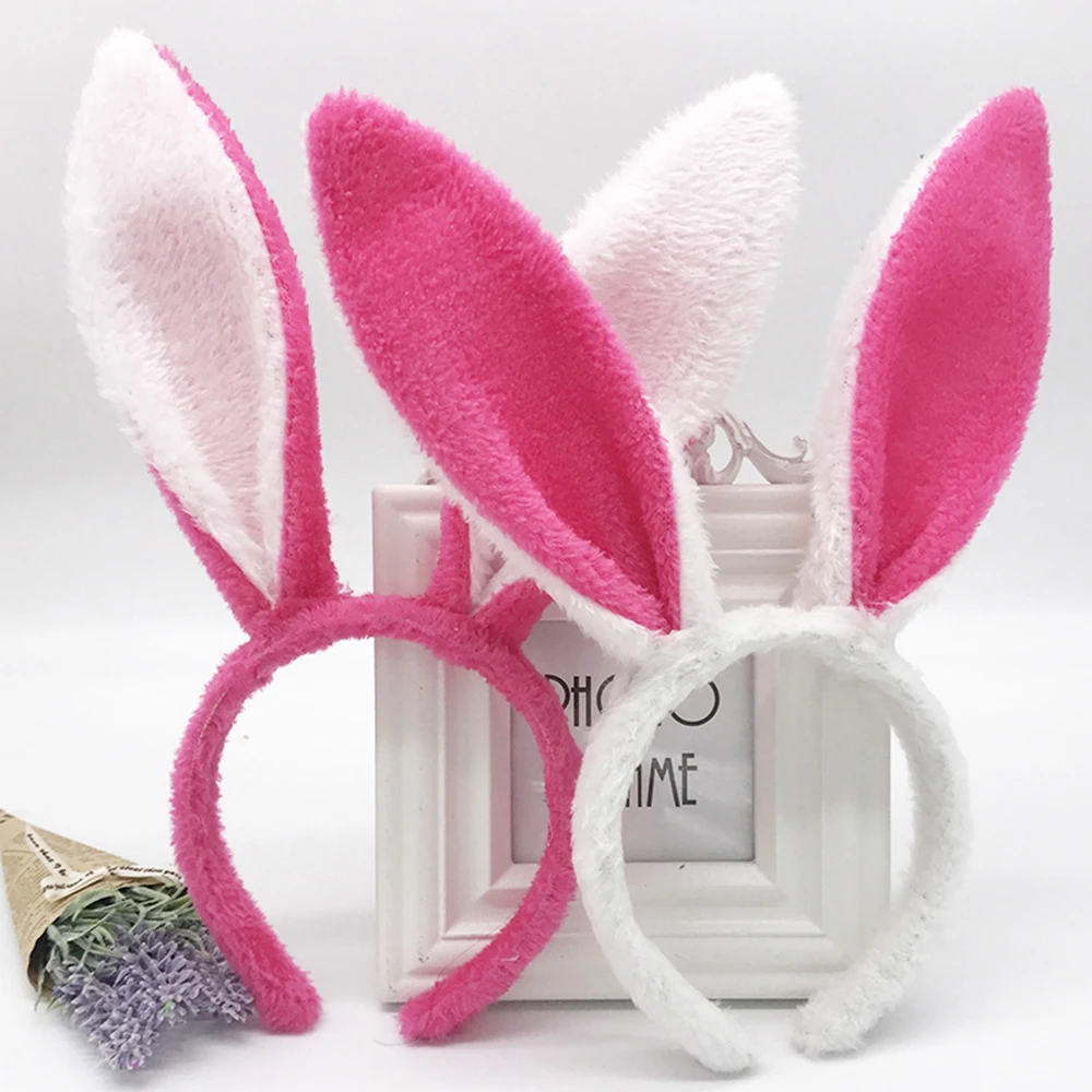 Fashion-Cute-Easter-Adult-Kids-Cute-Rabbit-Ear-Headband-Happy-Bunny ...