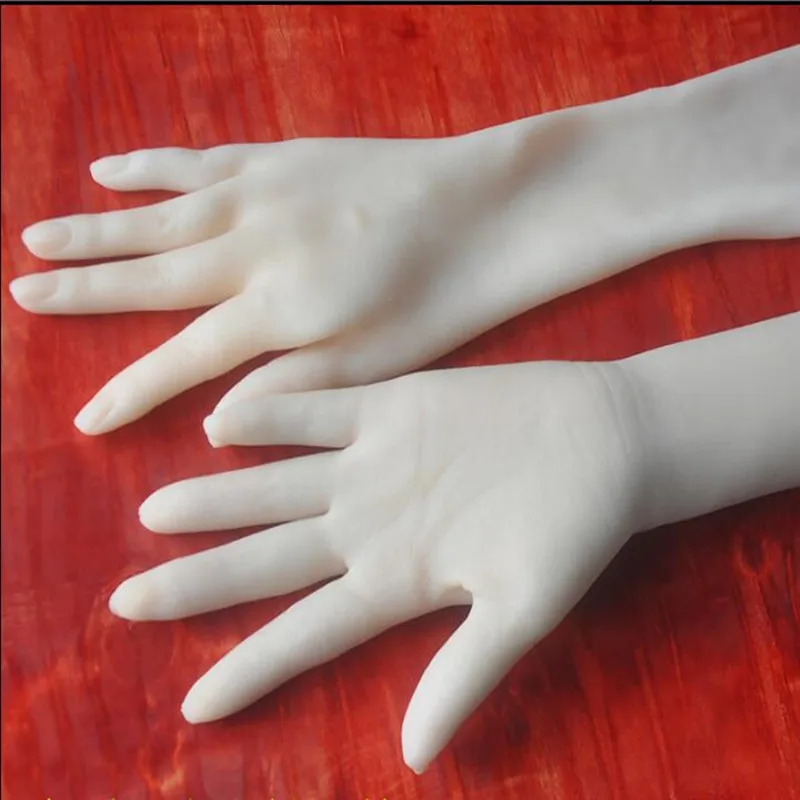 Unisex-Silicone-Hand-Mannequin-Gloves-Body-Magic-Prosthetic-Props-High ...