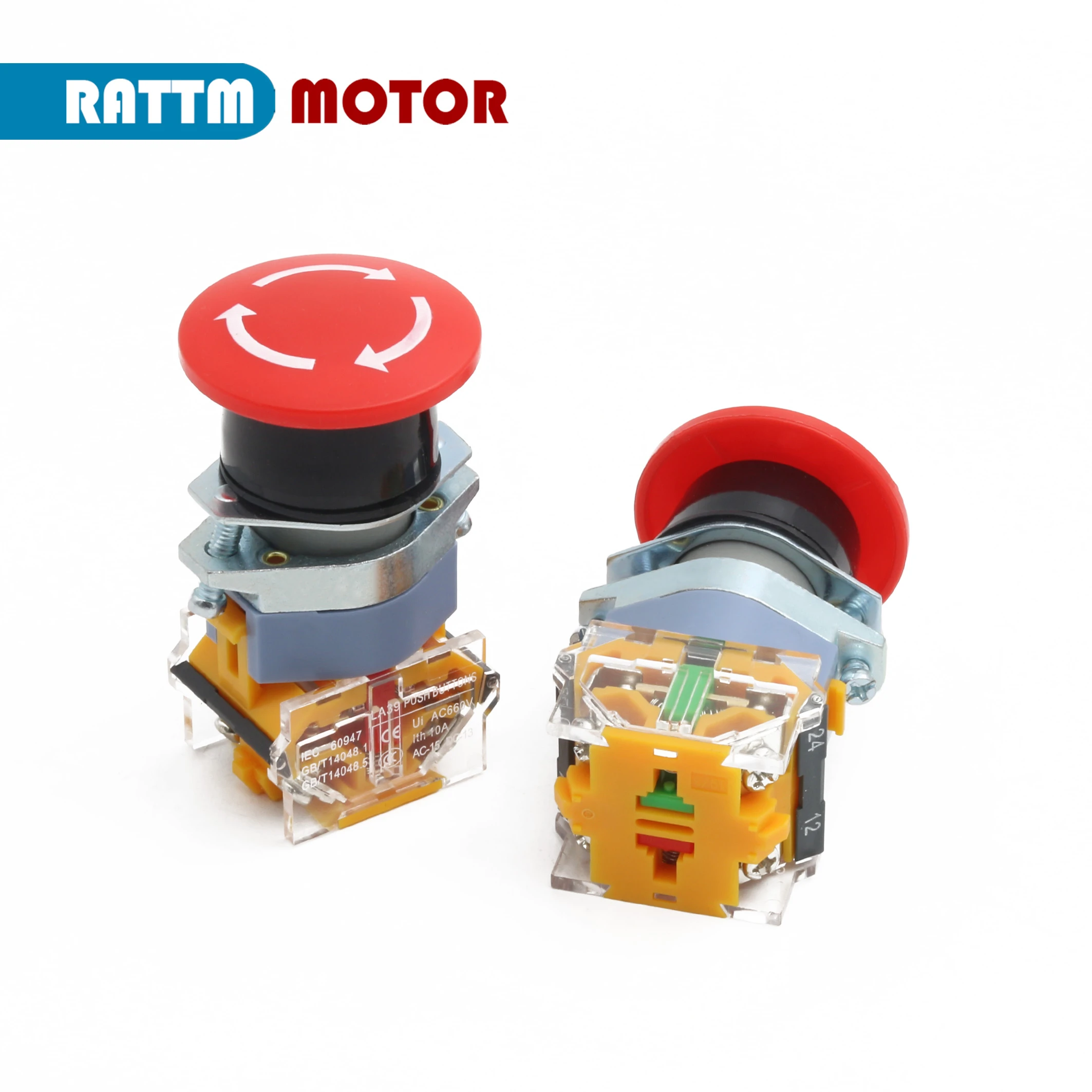 Business & Industrial Large Red Emergency E-Stop Push Button Switch ...