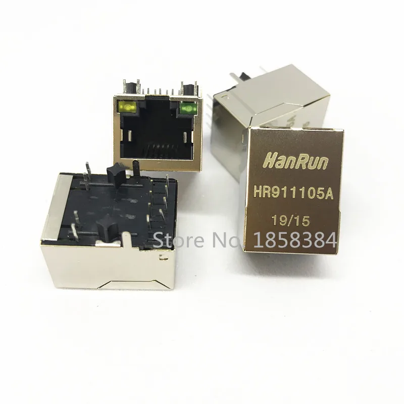 5PCS Single Port RJ45 Connector Original HR911105 HR911105A|connector ...