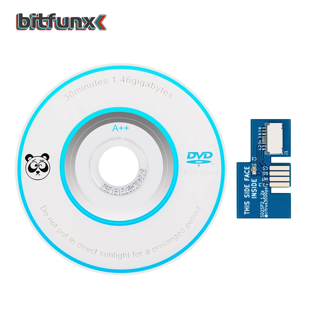 Bitfunx SD2SP2 SD/TF Cartão Adaptador para Nintendo Gamecube e Swiss ...