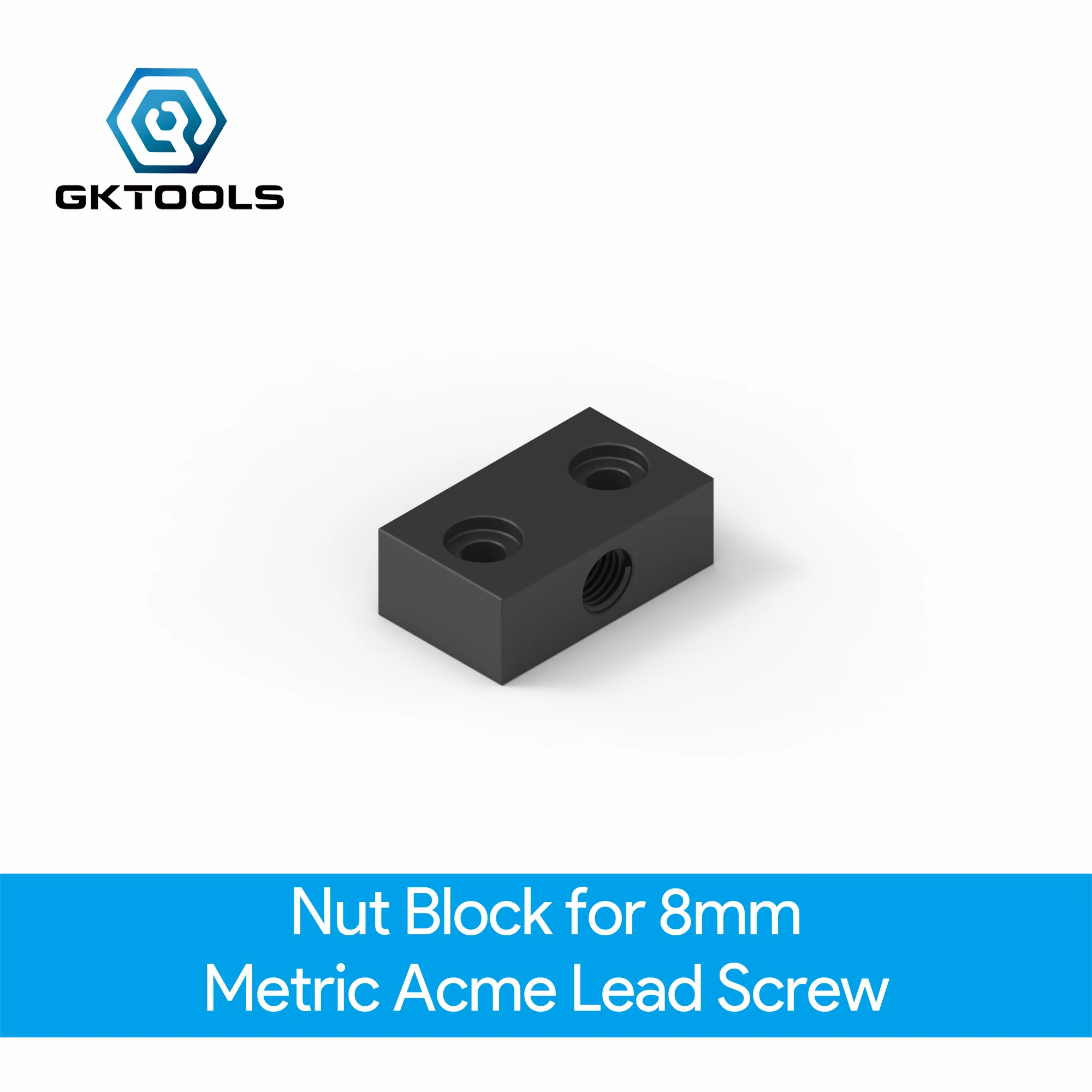Openbuilds T8 8mm Metric Acme Lead Screw Nut Block Pitch 1mm 2mm Lead ...