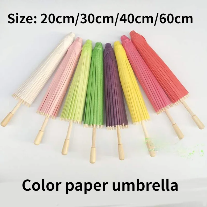 20-30-40-60cm-Handmade-Color-Paper-Umbrella-Wedding-Supplies ...