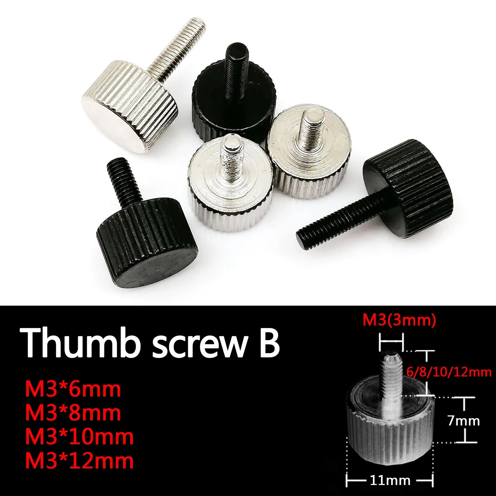 Hand Screws Computer Case | Carbon Steel Thumb Screw Bolt | Carbon ...