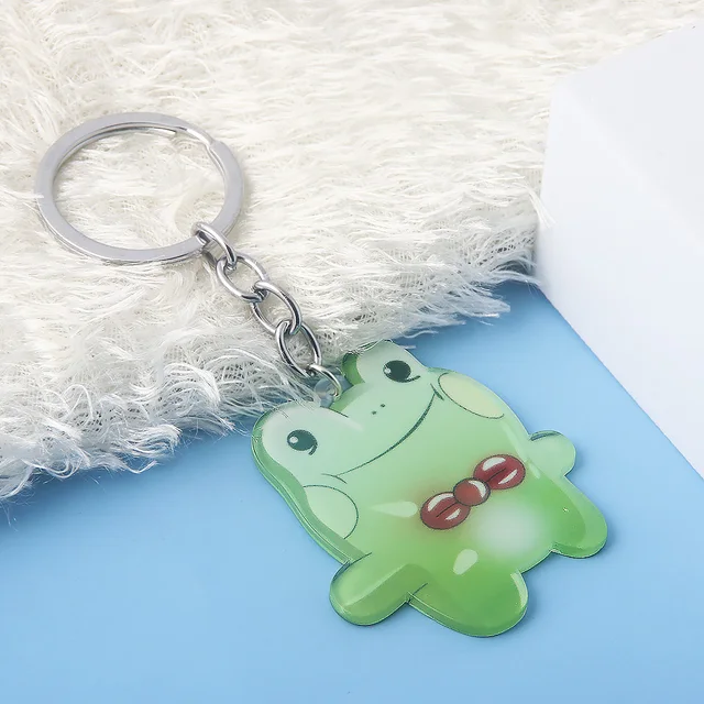Anime Killing Stalking Yoonbum Frog Keychain Cosplay Acrylic Key Chain ...