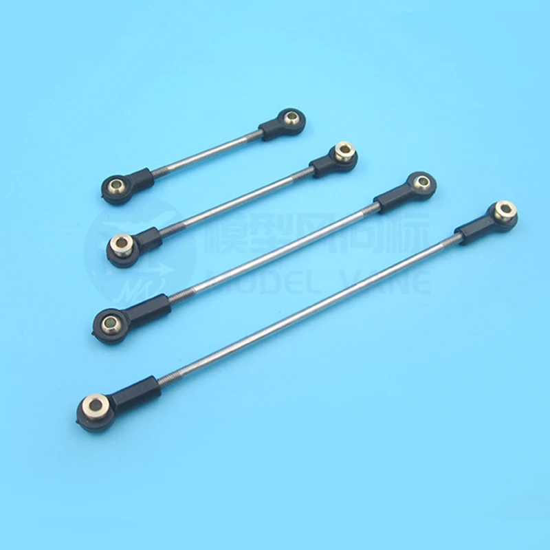 Rc Boat M3 Servo Linkage Pushrod Kit 3mm Ball Joint Buckle Plastic Mini Tie Rod End L140/150 ...