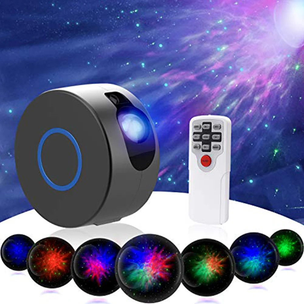 Laser Galaxy Starry Sky Projector Blueteeth USB Voice Control Music ...
