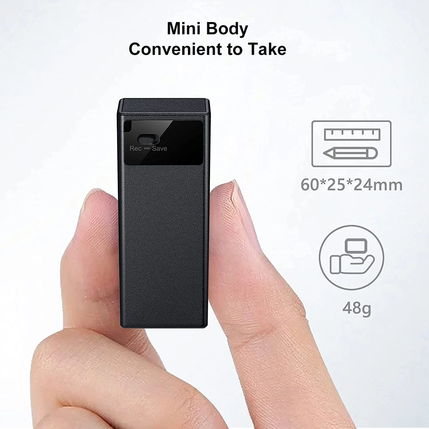 V12 Long Time Recording Digital Mini Voice Recorder Usb Drive 384kpbs ...