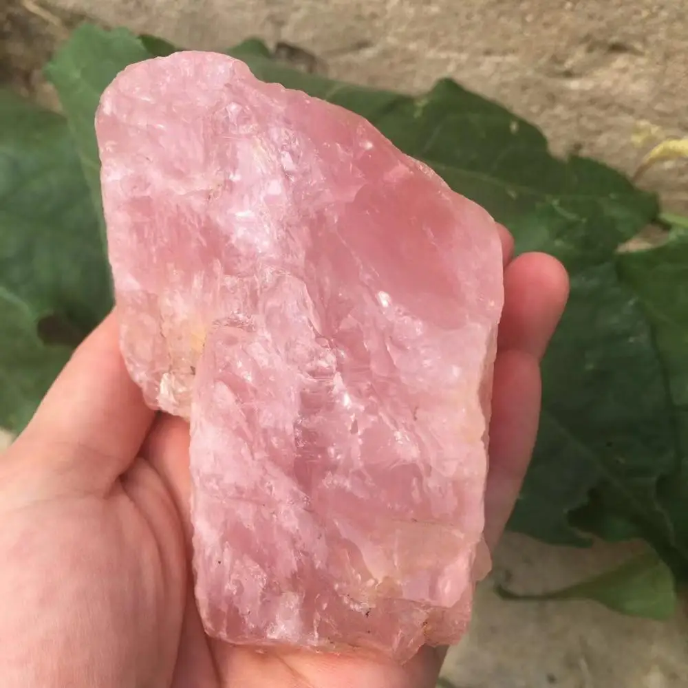 Kids' Crafts Raw Rose Quartz Crystal Stone Craft Supplies & Tools Paper ...