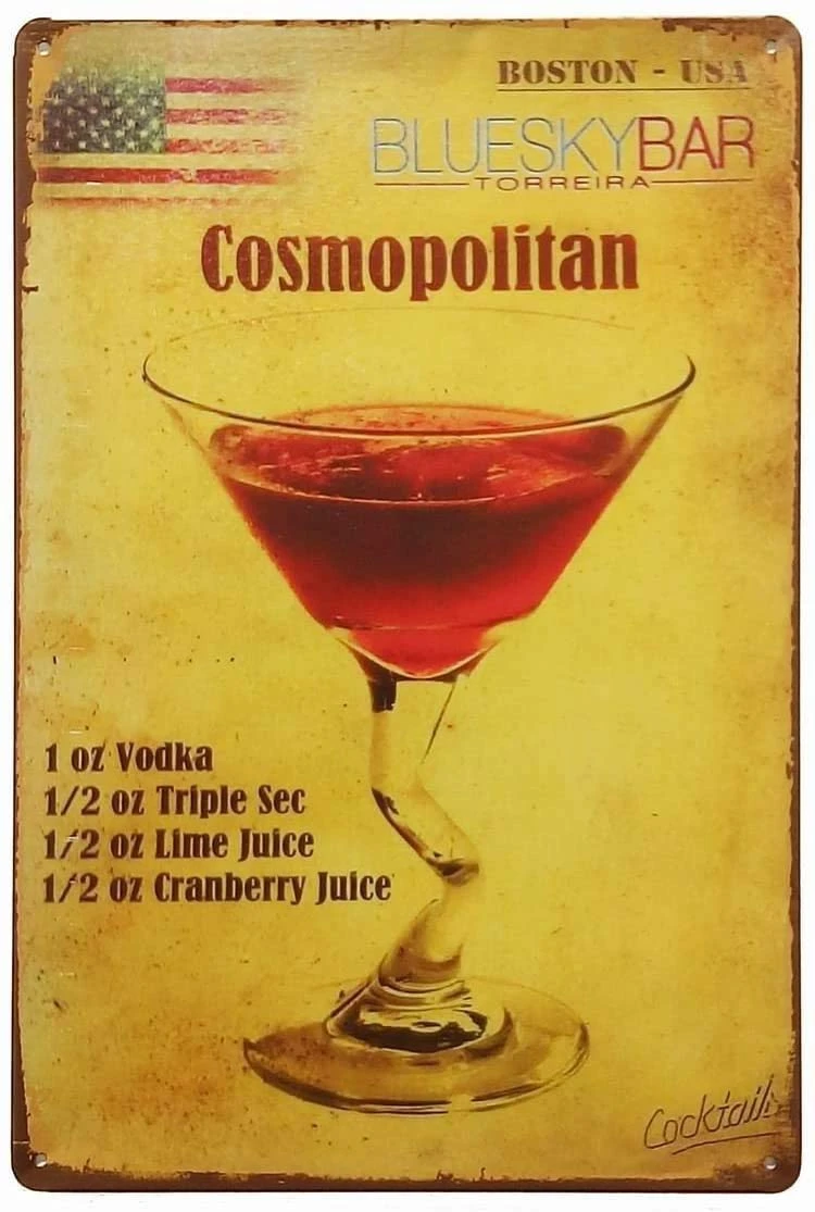 Retro cosmopolitan sign - craibas.al.gov.br