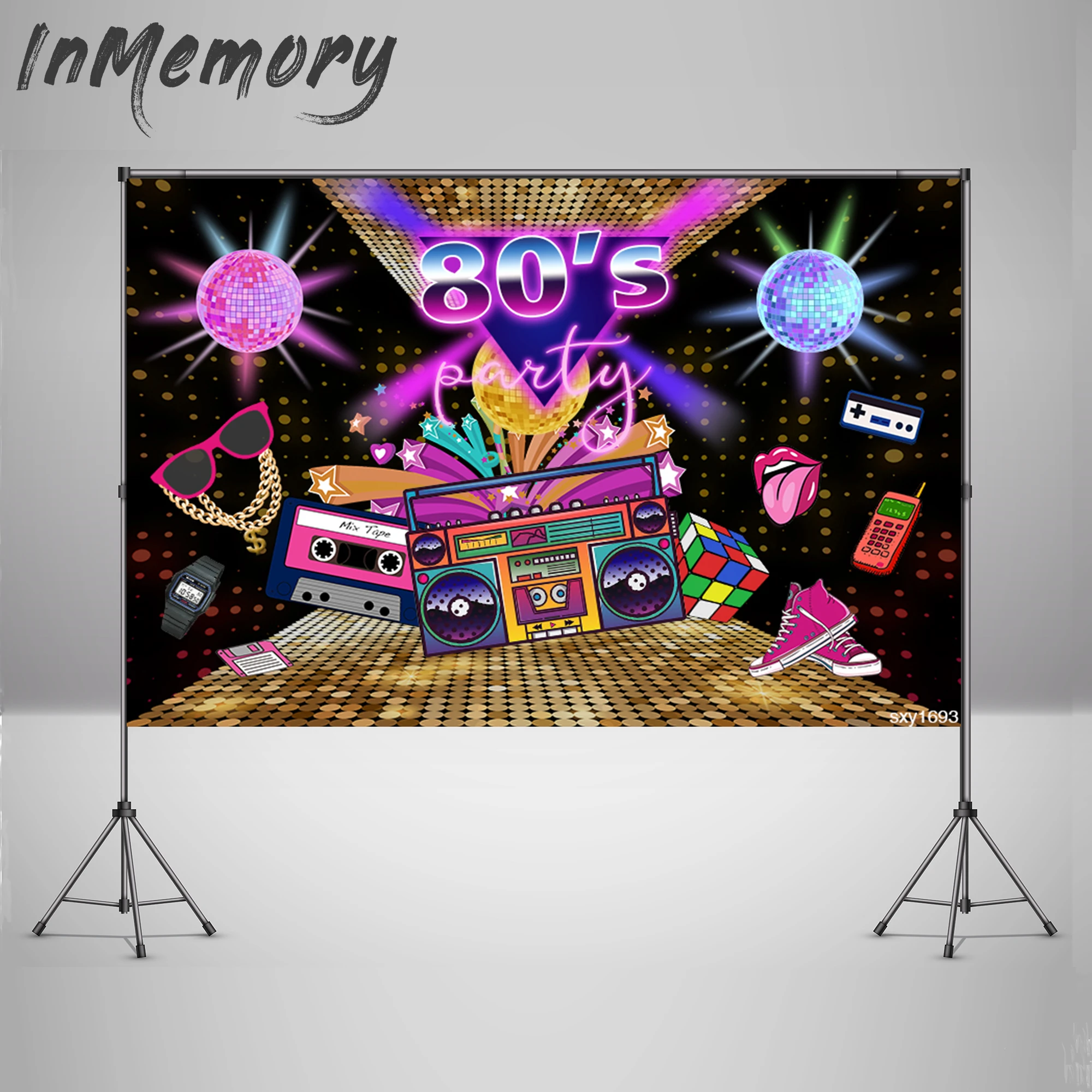 80s Party Background