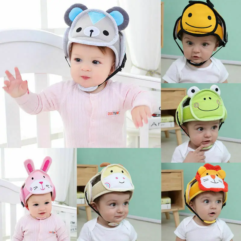 Sponge Head Protective Baby Toddler Head Safety Caps Head Protection ...