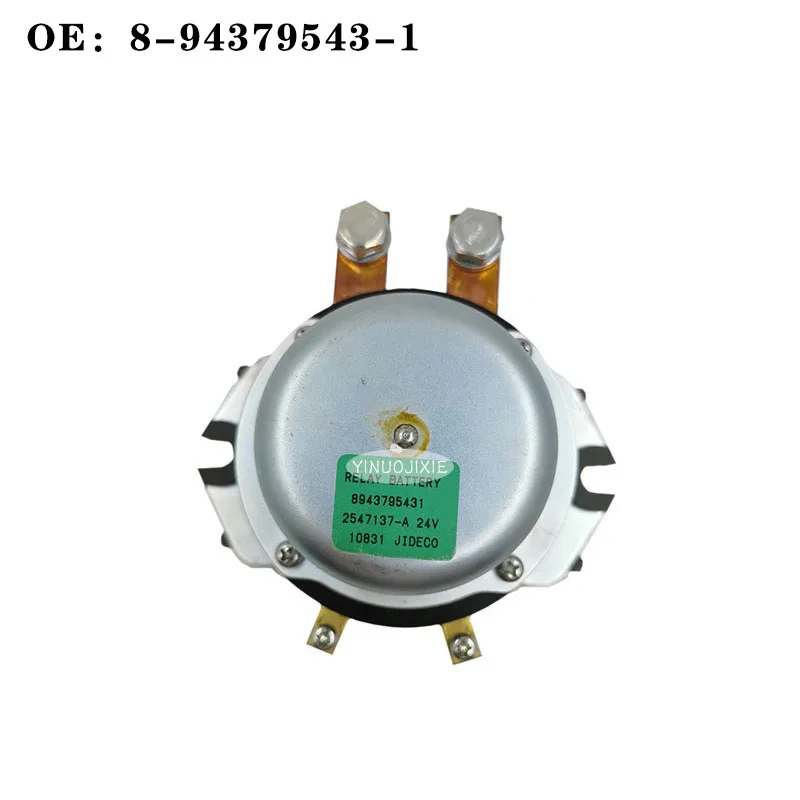 히타치 ZX330/Isuzu 6HK1 릴레이 배터리 스위치에 적합한 최신 고품질 굴삭기 액세서리 8 94379543 1 ...