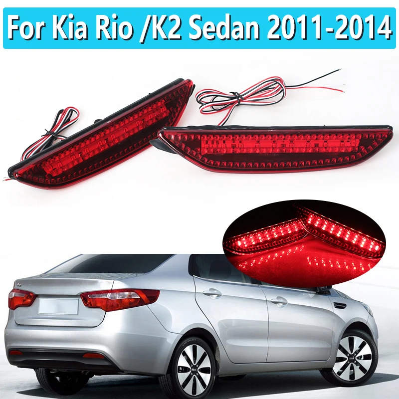 1-Pair-Led-Rear-Bumper-Reflector-Car-Tail-Light-Fog-Lamp-For-Kia-Rio-K2 ...