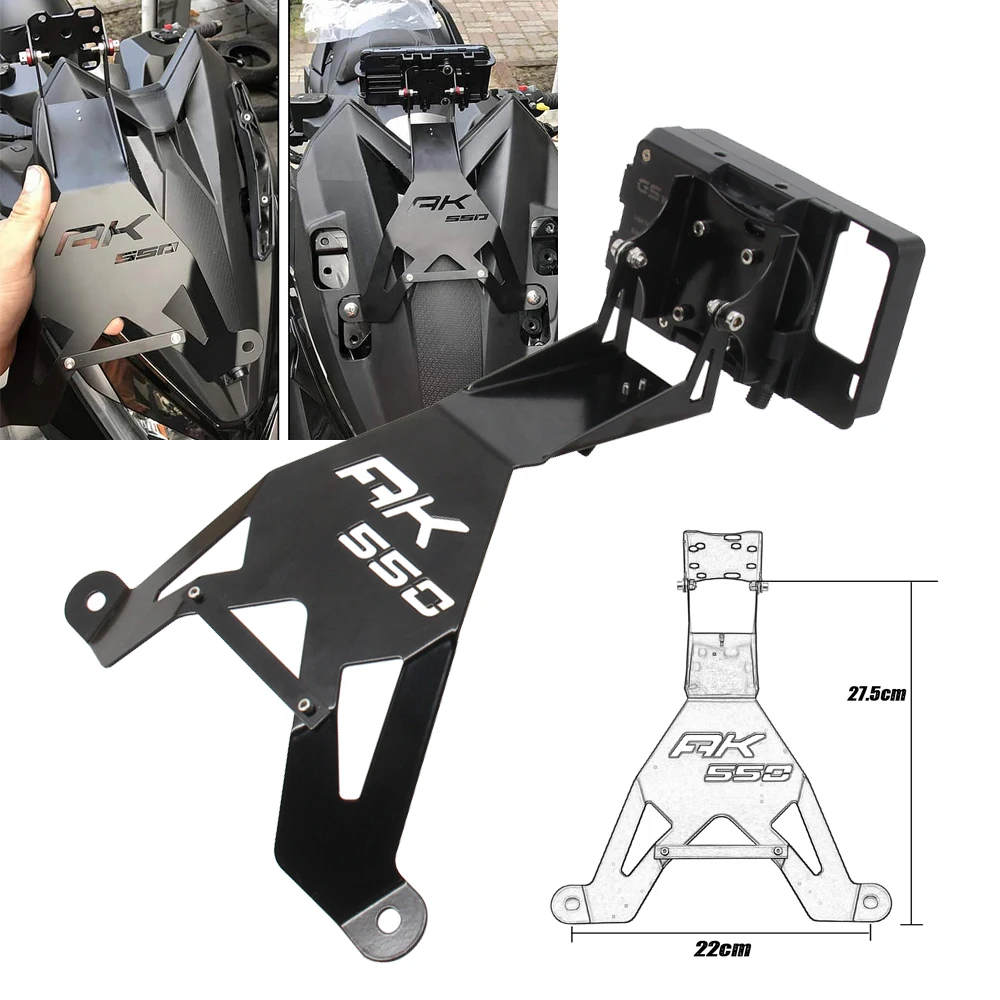 Motorcycle-mobile-phone-navigation-GPS-bracket-board-For-KYMCO-AK550 ...