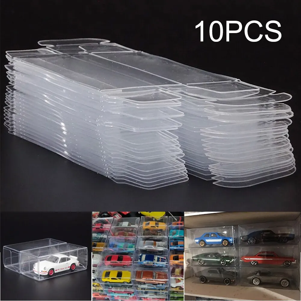 25PCS-10PCS-Display-Boxes-Toy-Car-Display-Boxes-1-64-Dust-Decoration ...