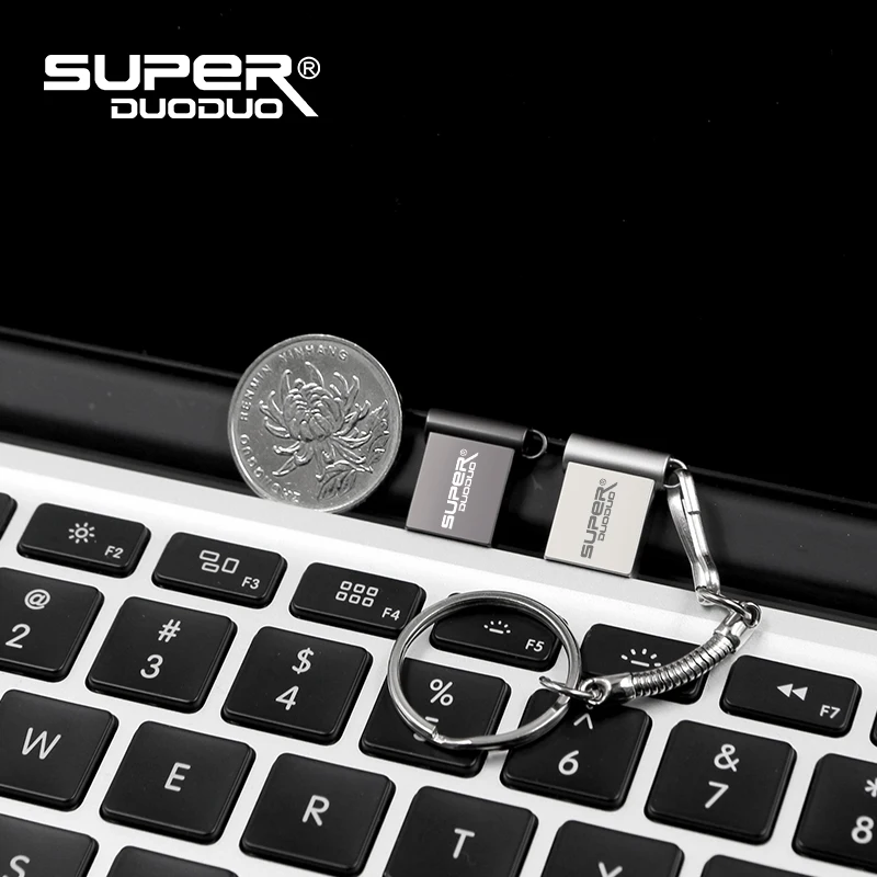 Мини-usb флеш-накопитель, металлическая ручка, 64 ГБ, 32 ГБ, 16 ГБ, 8 ...