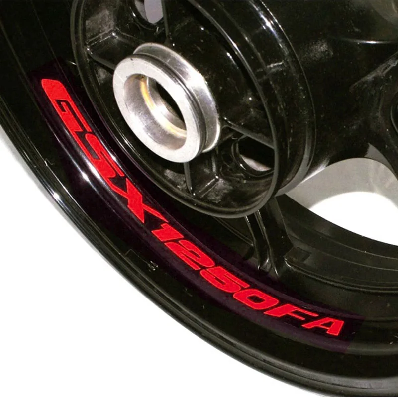 Motorcycle Wheel Logo Sticker Decal Reflective Rim Bike Motorcycle ...