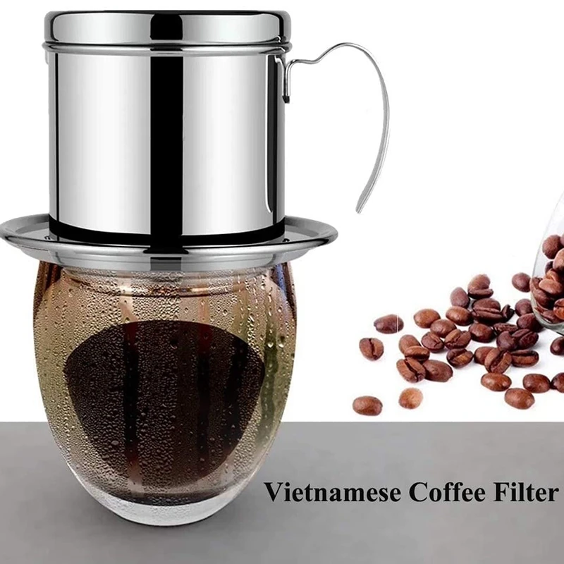 Hot Sale Vietnamese Coffee Filter Portable Coffee Press Maker Reusable ...