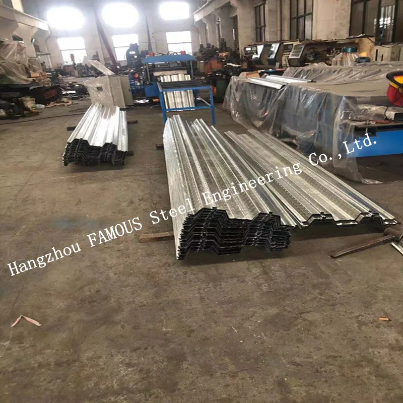 Galvanized Steel Composite Comflor 60 80 Metal Decking Formwork For ...