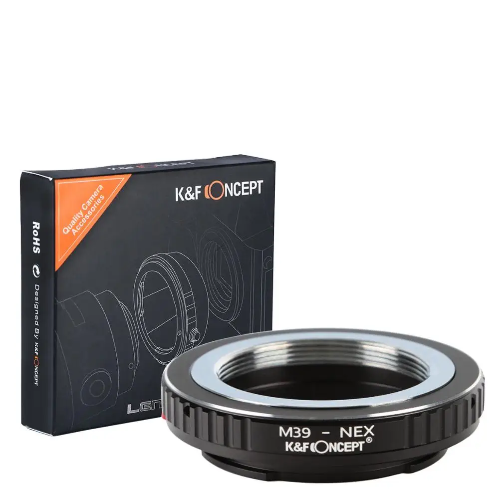 K&F Concept adapter for Leica M39 mount lens to Sony NEX E mount Alpha ...