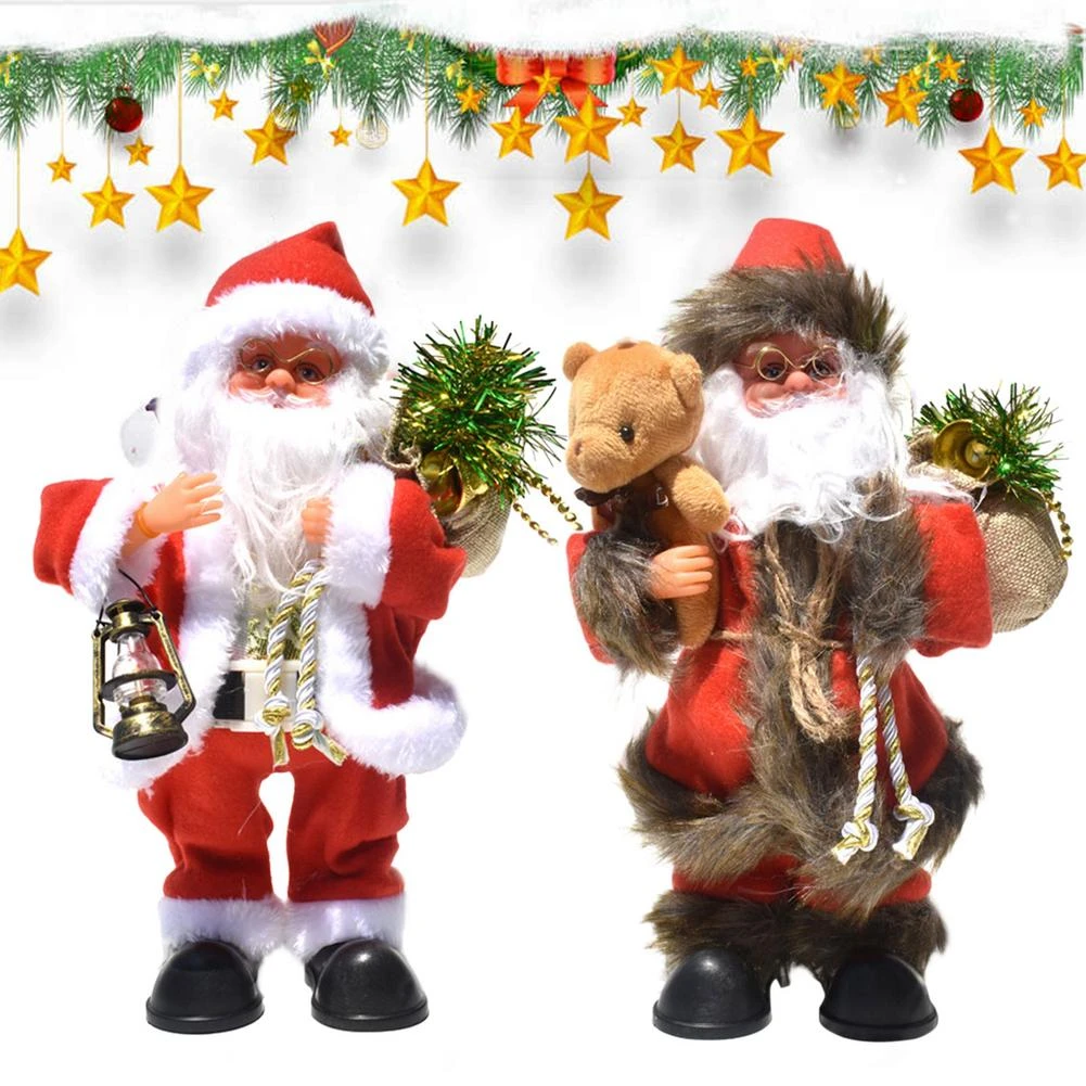 Christmas Electric Dancing Santa Claus Ornament Creative Tabletop ...