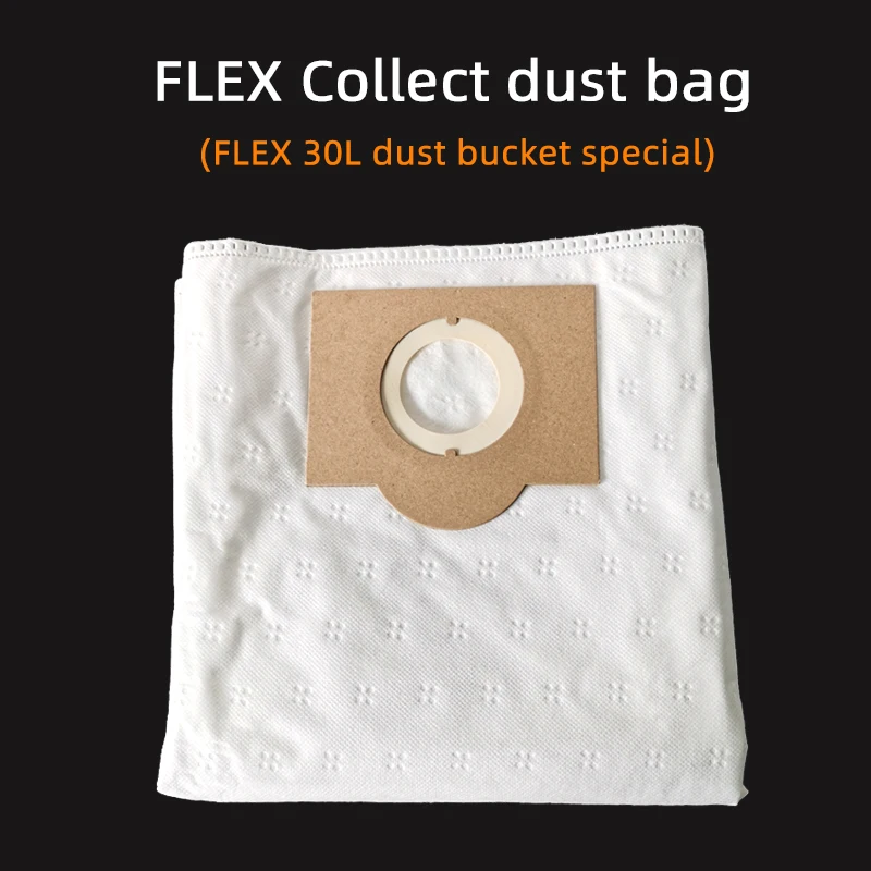 5-Pcs-FLEX-Car-Dry-Mill-Dust-Bucket-Dust-Bag-30L-Dust-Bucket-To-Collect ...