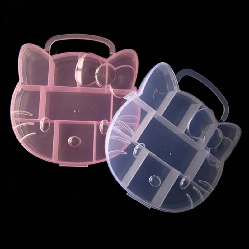 Cartoon Hello Kitty Plastic Organizer Storage Box - KawaiiMerch.com
