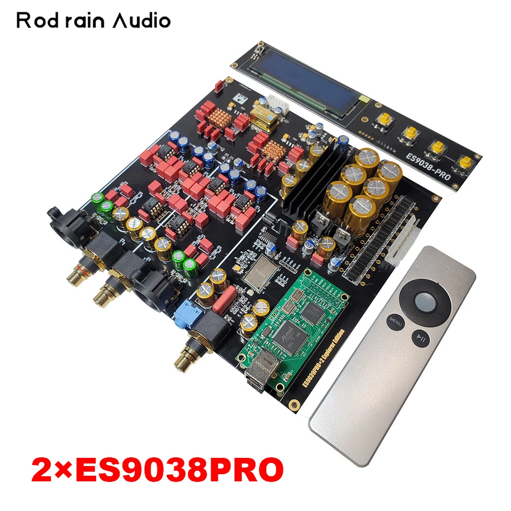 Akliam Rod Rain Audio Dual Es9038pro Dac Board Full Balanced Aptx-hd ...