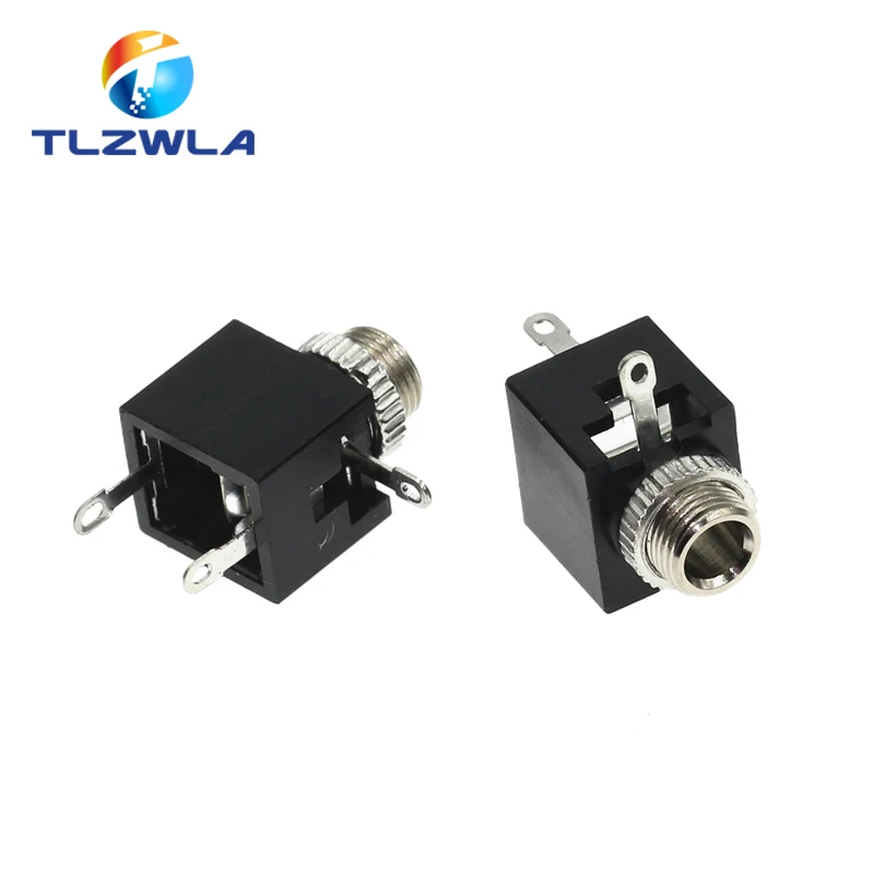 5PCS Good Quality 3.5mm Female Audio Connector 3Pin DIP Headphone Jack ...