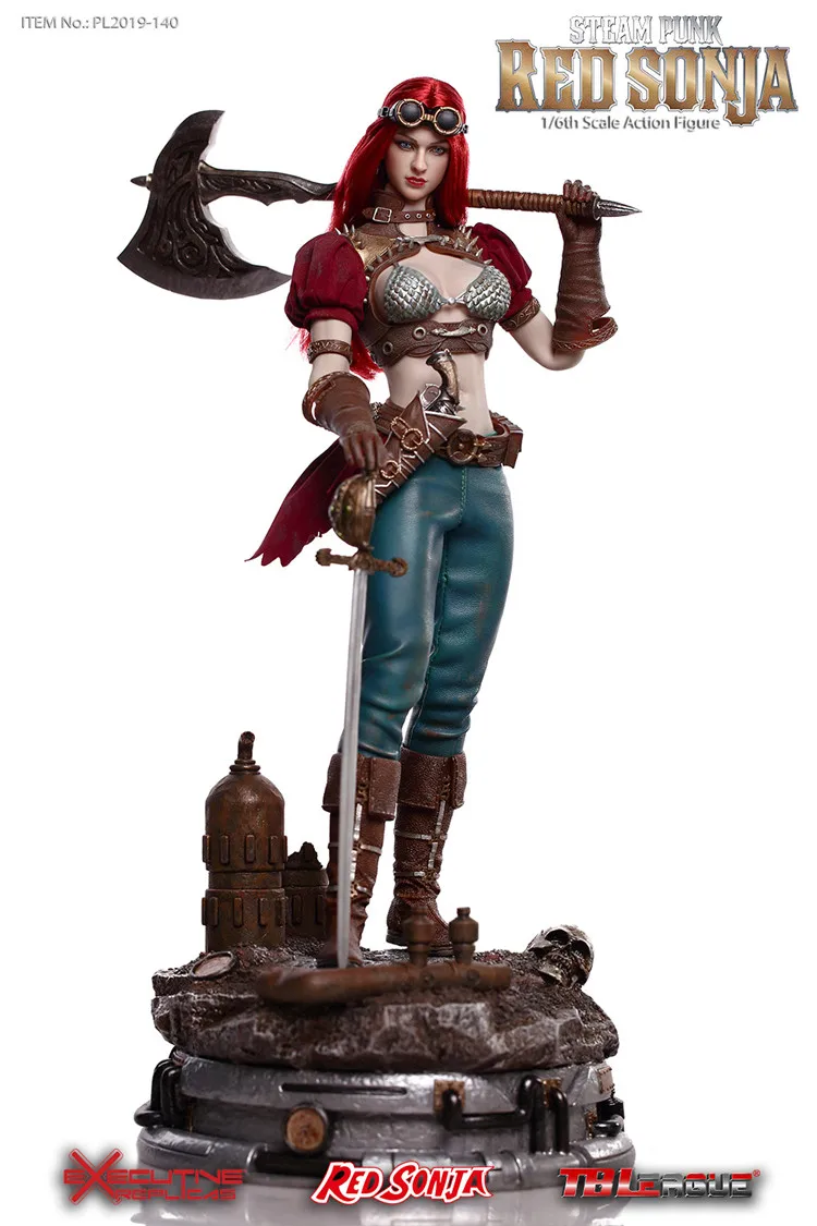 TBLeague figura de acción PL2019 140 1/6 Steam Punk, Sonja roja, para ...