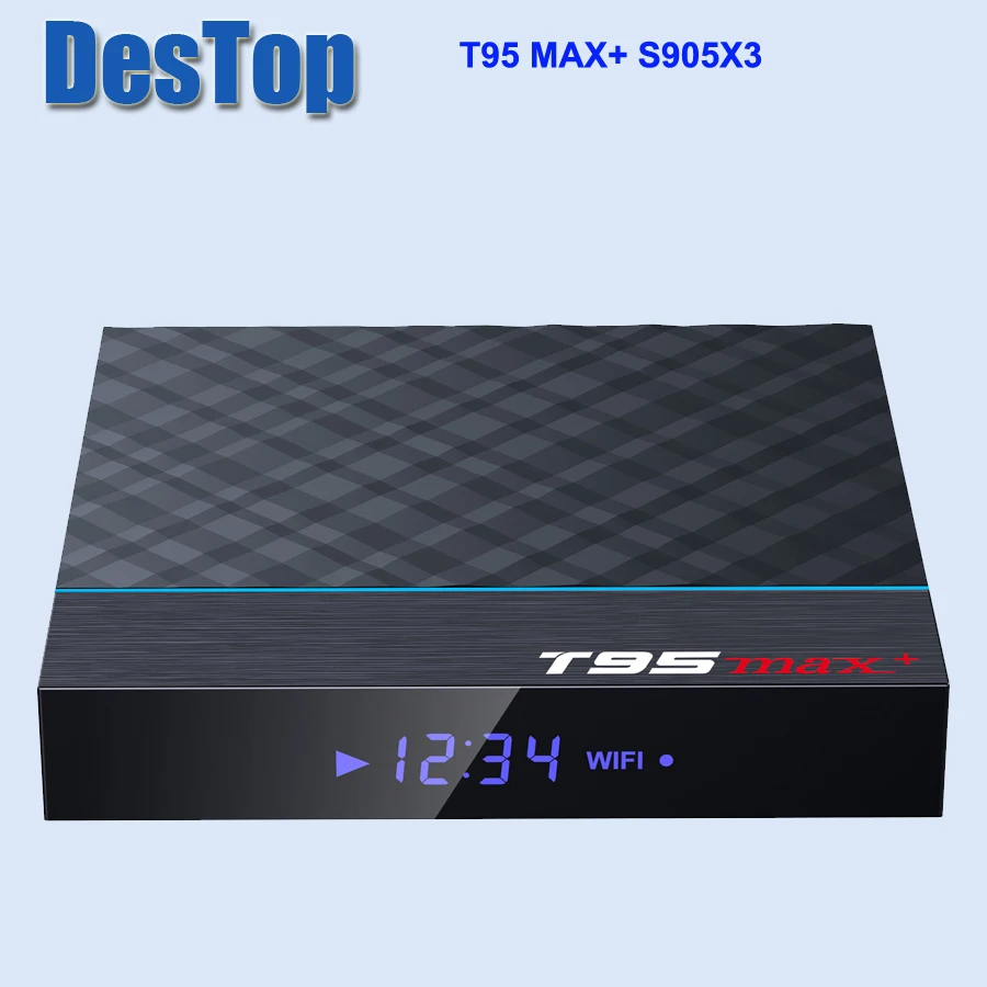 T95 MAX Plus Android tv Box Android 9,0 Amlogic S905X3 Smart tv Box 4K ...