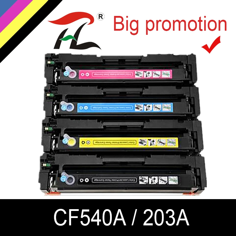 Htl Compatible 203a Toner Cartridge For Hp Cf540a Cf541a Cf542a Cf543a ...