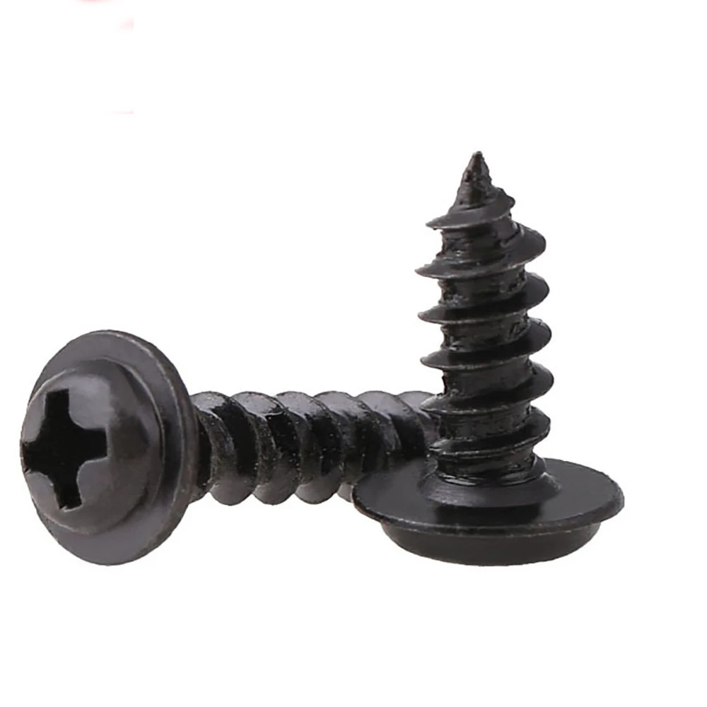 VIS,M3-6mm--Tête De Casserole À Vis Autotaraudeuse Pwa M1.4 M1.7 M2 M2.3 M2.6 M3 M3.5 M4, 100 ...