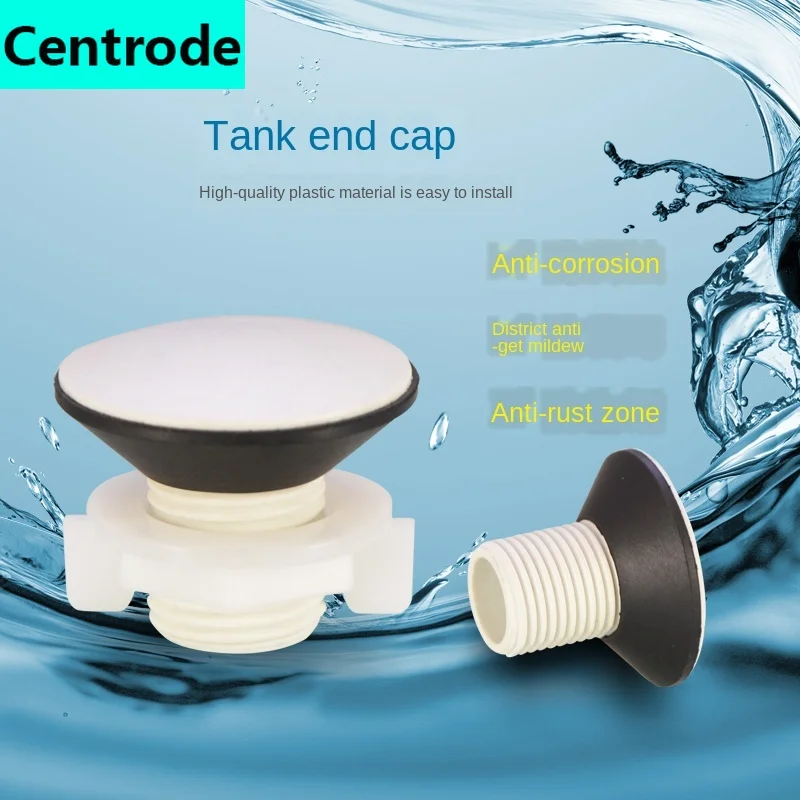 1/2inch Toilet Tank Plug Plastic Connector Water Tower Fish Tank Pool ...