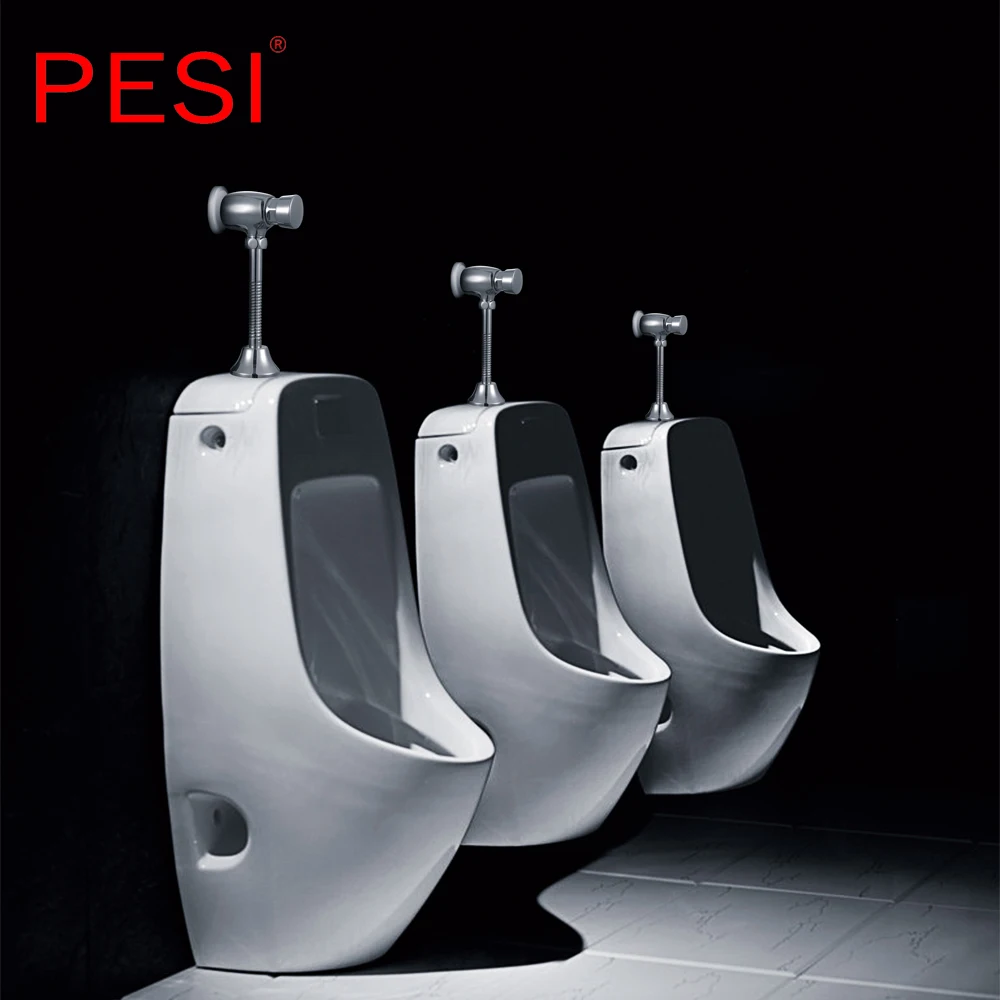 Brass Toilet Urinal Flush Valve Manual Bathroom Stool Self-Closing Time ...