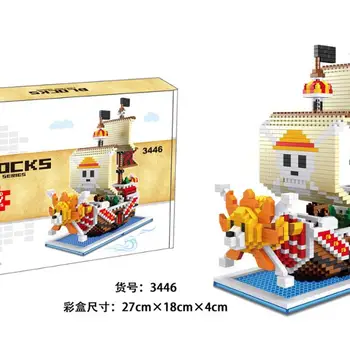 One Piece Pirate Ship Building Block Anime Thousand Sunny Going Merry ...