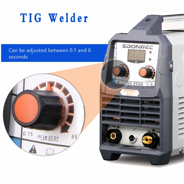 5000W TIG Welding Machine 250A 220V Inverter Gas regulation Semi ...