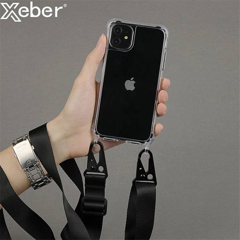 Crossbody Shoulder Strap Lanyard Phone Case For iPhone 14 11 13 Pro Max ...