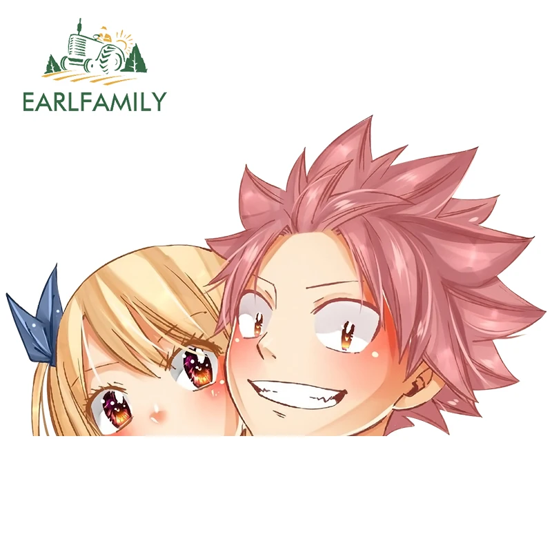 Earlfamily 13cm X 7.7cm For Fairy Tail Natsu Anime Car Stickers ...