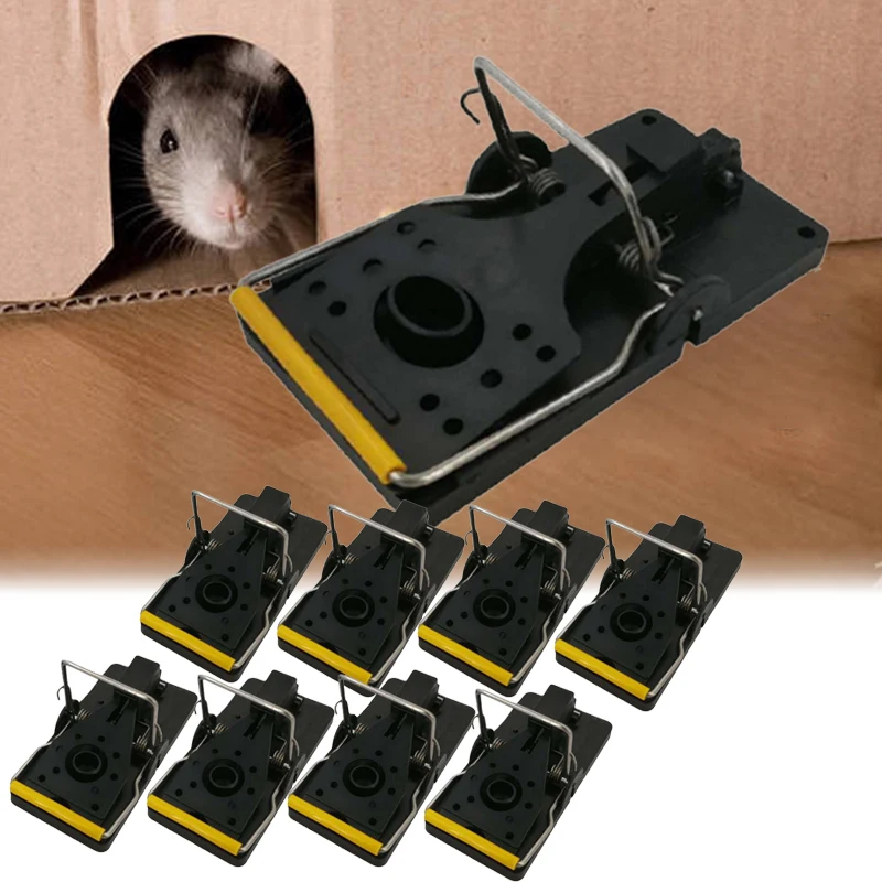 10/8/6 pçs ratoeira ratoeira ratoeira de plástico novo mouse atirar ...