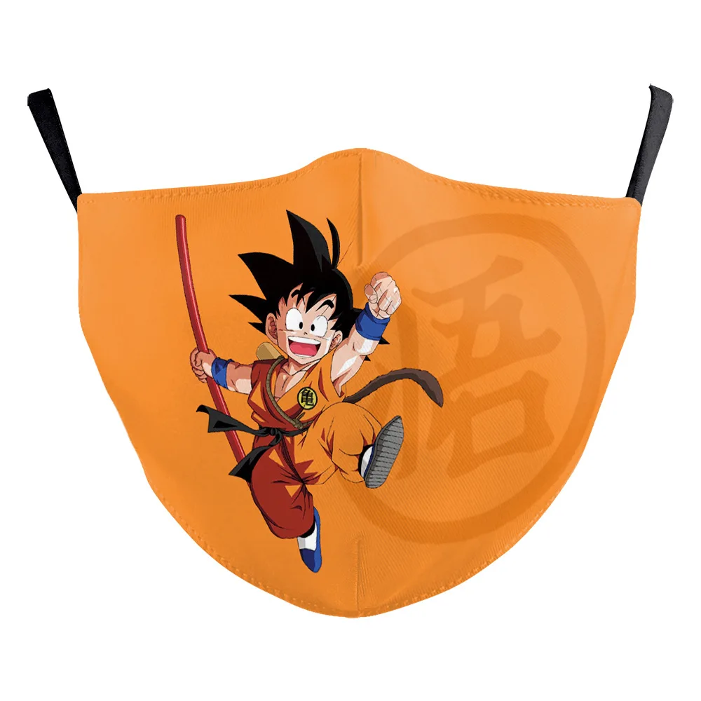 Anime Dragon Ball Son Goku, Kakarotto, Tien Shinhan Cosplay Face Mask ...