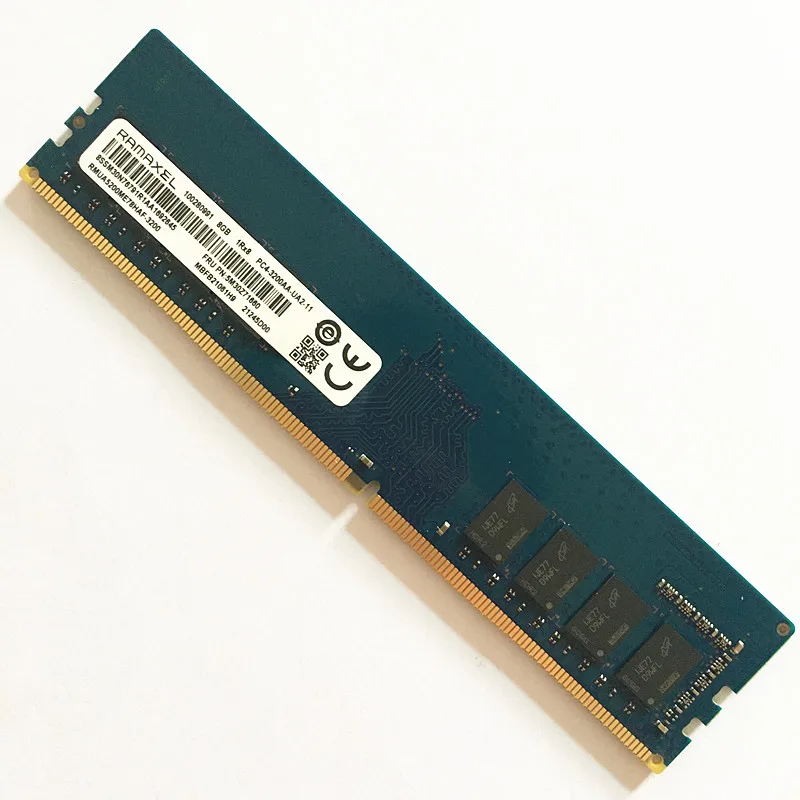 RAMAXEL DDR4 8GB 3200MHz Desktop Memory 8GB 1Rx8 PC4-3200-UA2-11 RMUA5200ME78HAF-3200 DDR4 RAMS ...