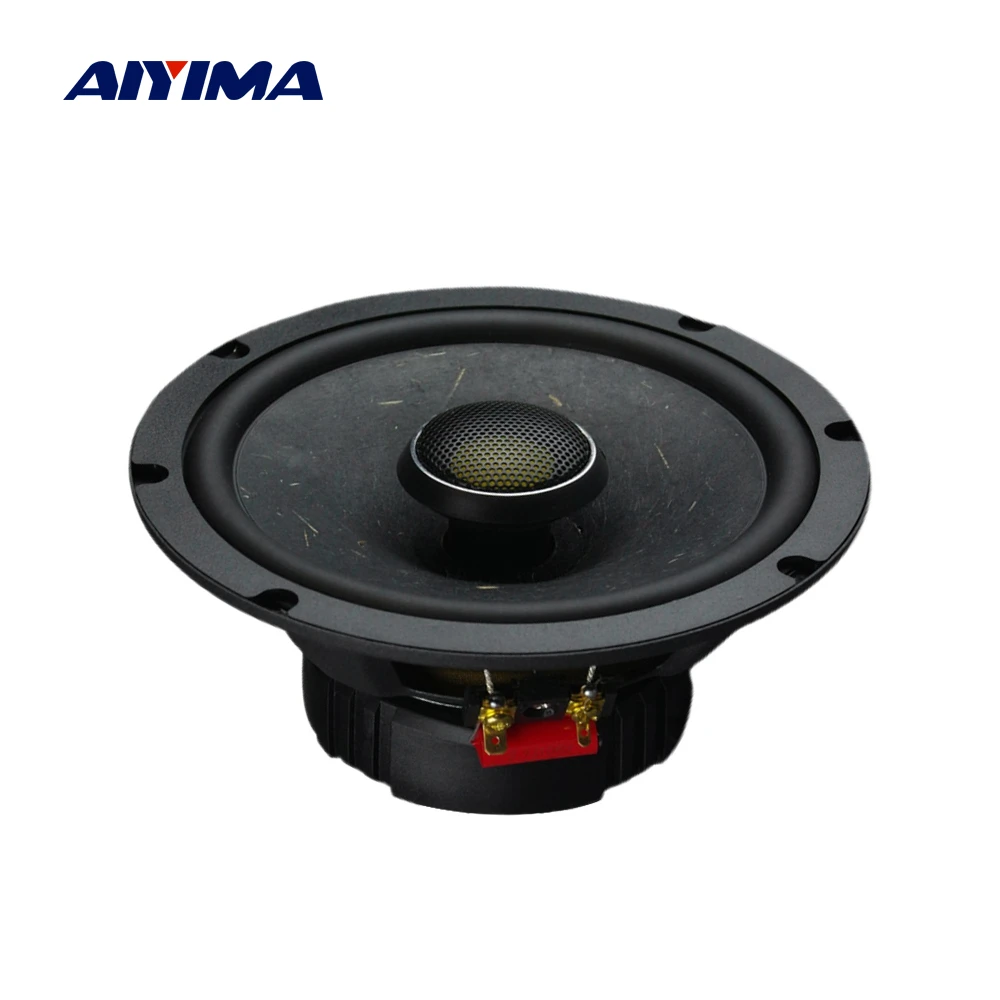 AIYIMA 차량용 오디오 동축 스피커, 라우드 스피커 유닛, 하이파이 파워 사운드 스피커, 6.5 인치, 4 옴, 8 옴, 80W, 1 개|조합 스피커| - AliExpress