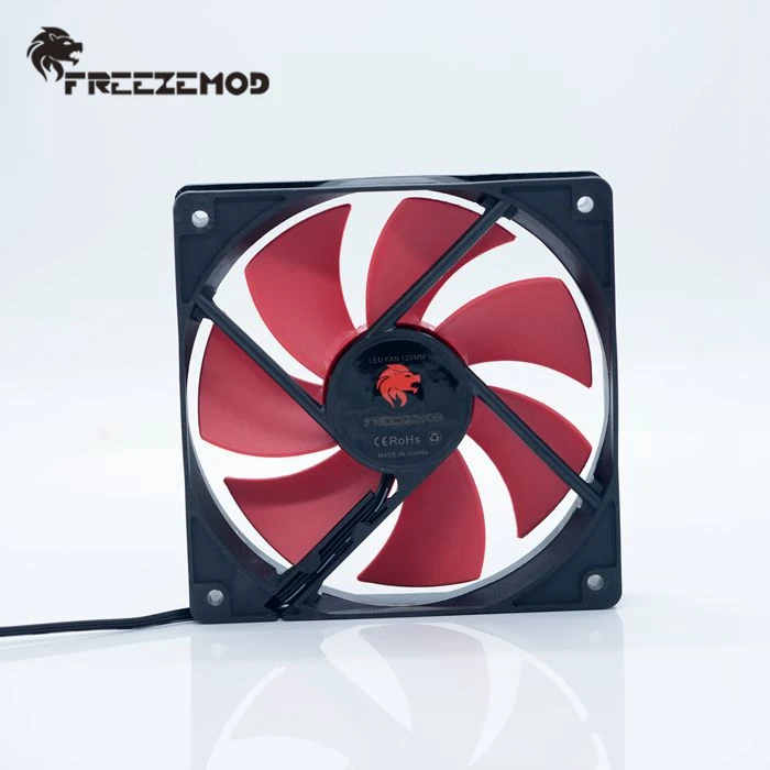 FREEZE FAN-WD12 computer water cooled chassis heat exhaust fan red ...