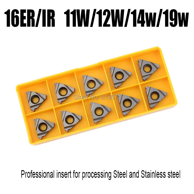 10pcs 16er 16ir 11w 12w 14w 19w 55 Degree Inch Thread Threaded Blade ...