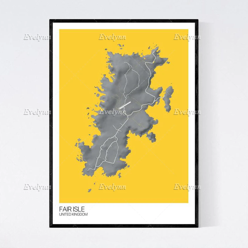 Fair Isle Scotland Map