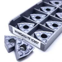 WNMG080408 WNMG080404 TF IC907/908 External Turning Tools Carbide insert WNMG 080408 Lathe ...