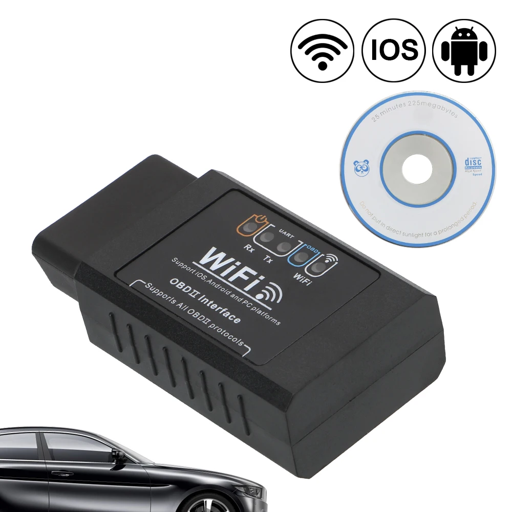 WIFI-Car-OBD2-Scanner-ELM327-Code-Reader-OBDII-Diagnostic-Tools-Engine ...