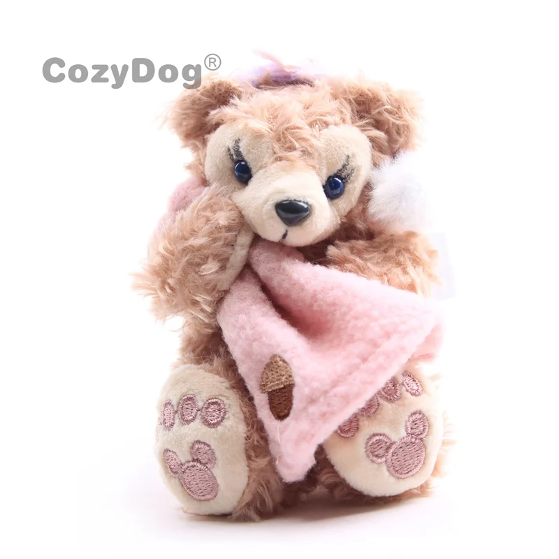 LLavero de peluche de oso Duffy Rosa Adorable en pijamas, Mini juguetes ...